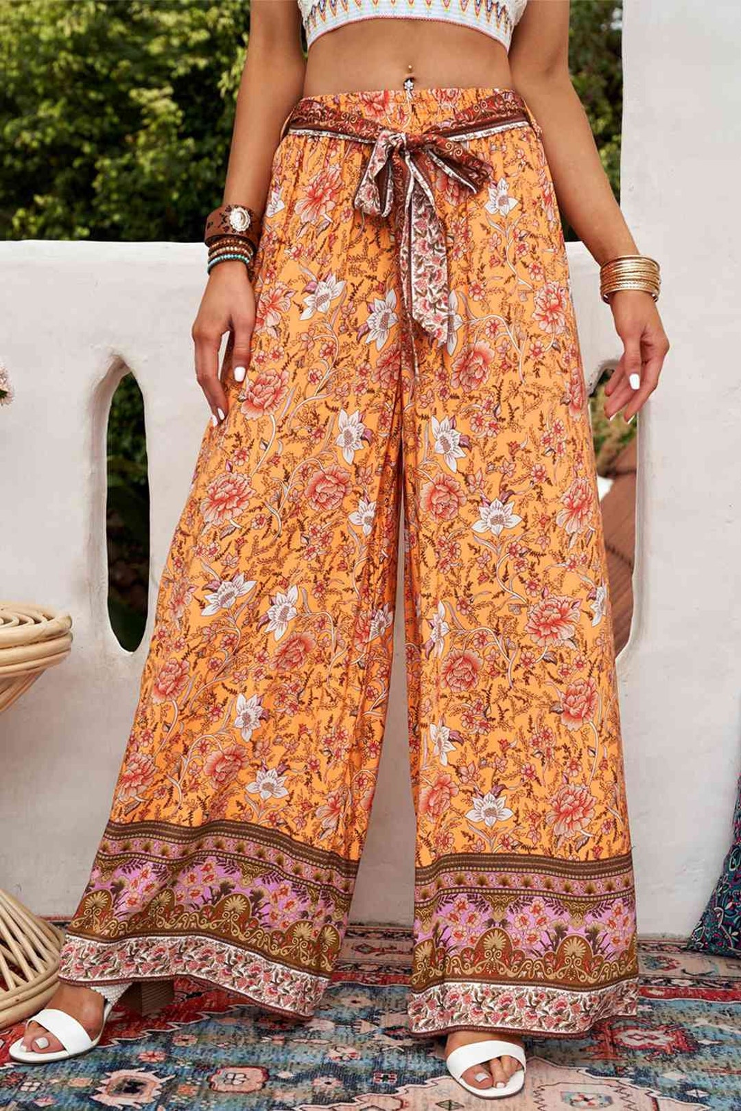 Bohemian Palazzo Pants Etsy