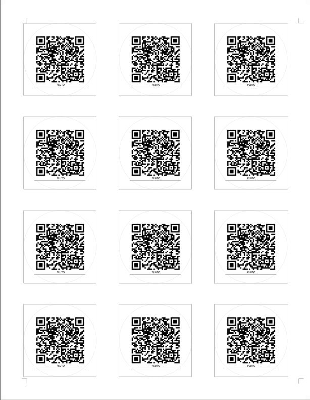 Custom QR Code Sticker Label (sheet of 12) - Etsy