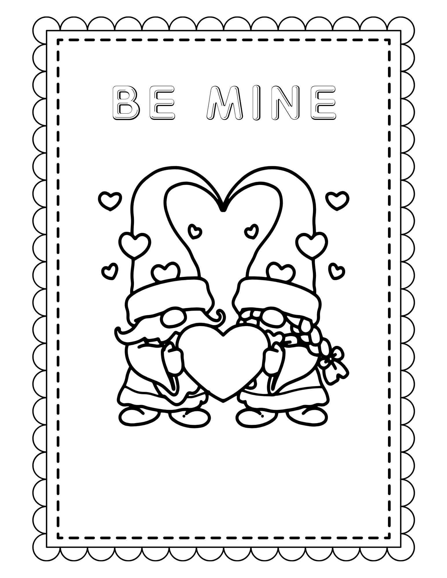 Valentines Day Coloring Pages for Kids - Etsy