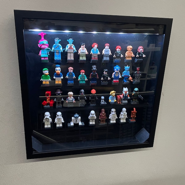 Led Wall Mounted Display Case - Etsy