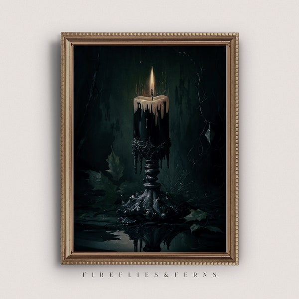 Gothic Candle - Etsy