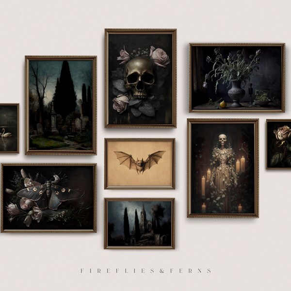 Gothic Gallery Wall - Etsy
