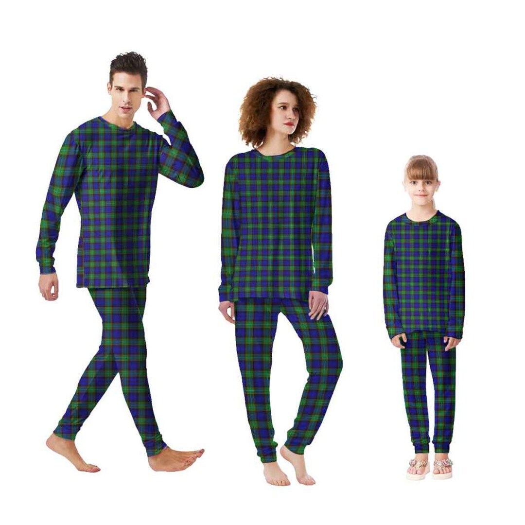 Scottish Sempill Modern Clan Tartan Pajama Set Tartan Plaid - Etsy