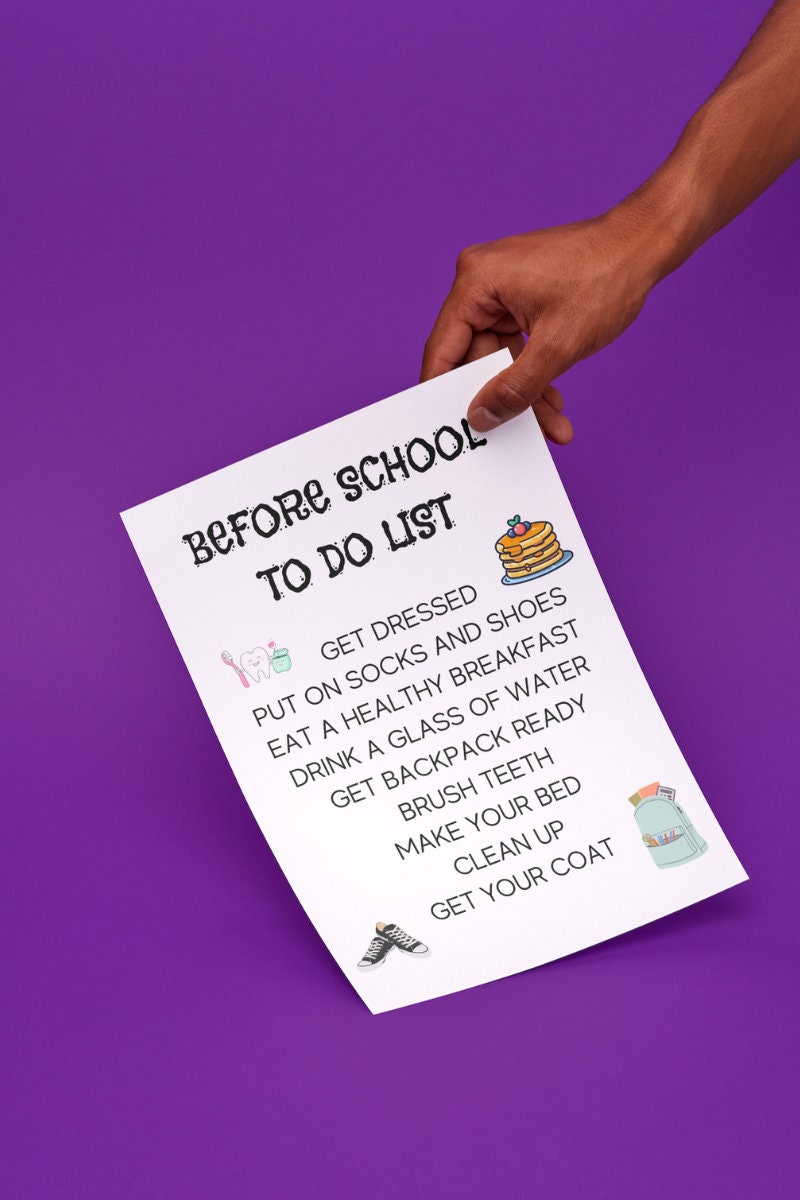Reminders for Kids Signs to Help Kids Chores and Activity Signs to ...