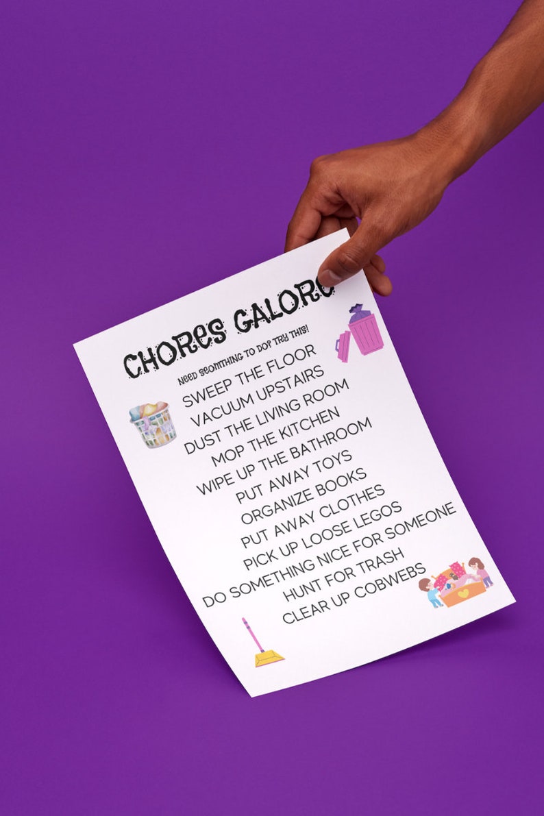 Reminders for Kids Signs to Help Kids Chores and Activity Signs to ...