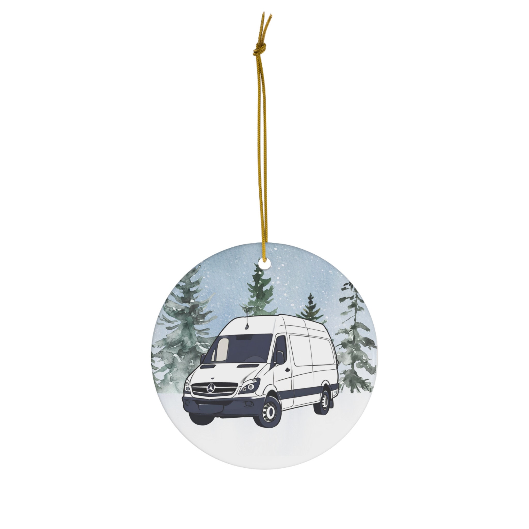 Van Life Sprinter Van Mercedes Christmas Ornament for Van Lifers ...