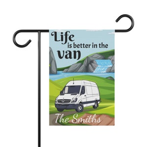 Life is Better in the Van Garden Flag for Mercedes Benz Van Lifers - Etsy