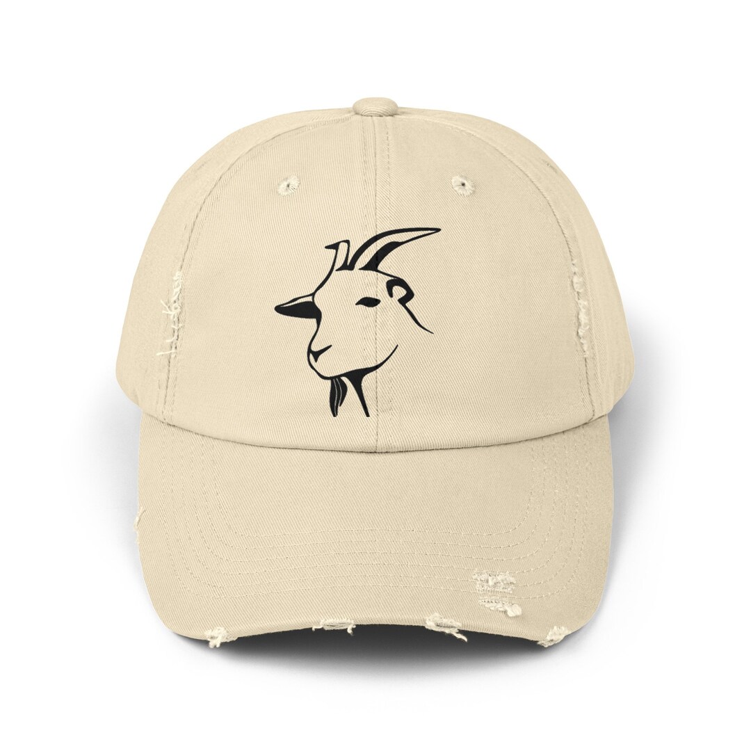 Goat Distressed Cap for the Goat Lover in Your Life! - Etsy