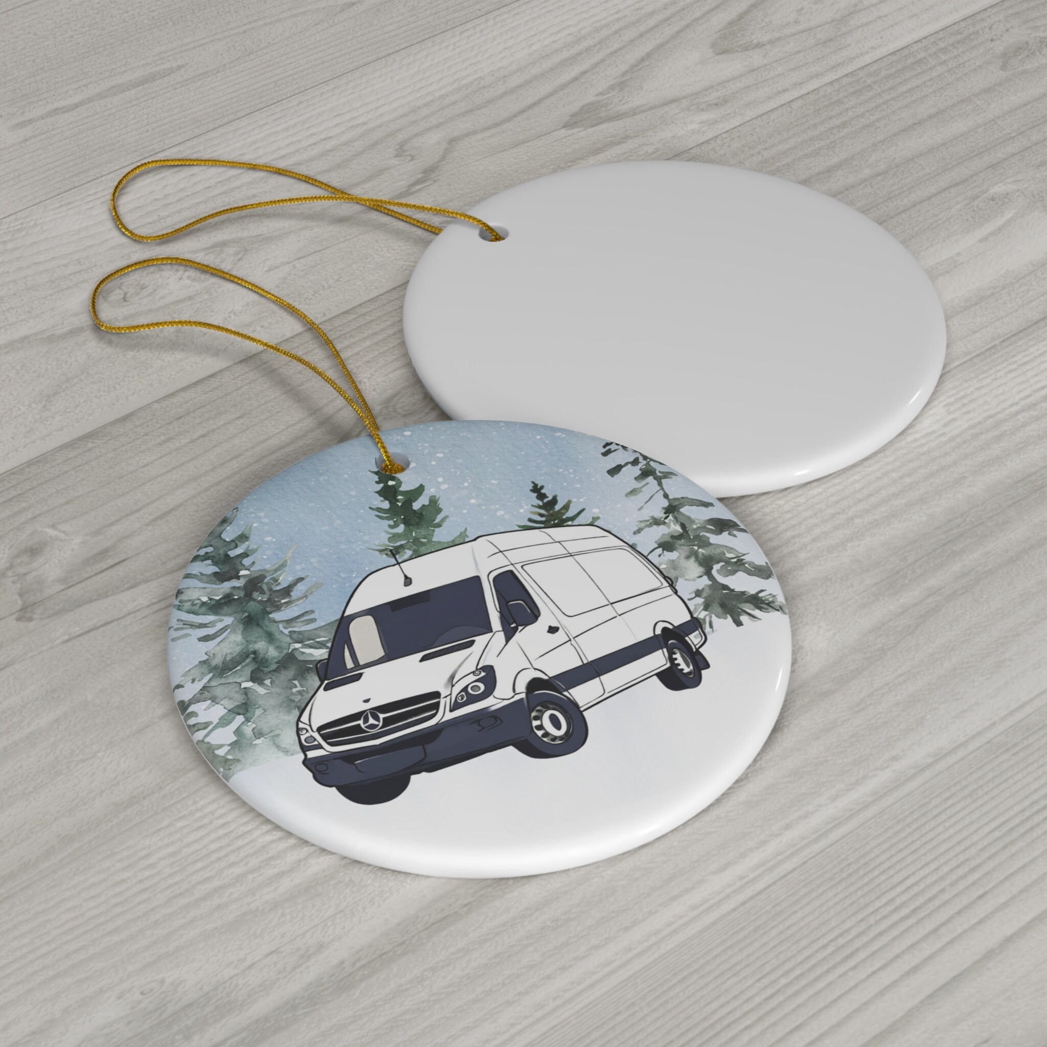 Van Life Sprinter Van Mercedes Christmas Ornament for Van Lifers ...