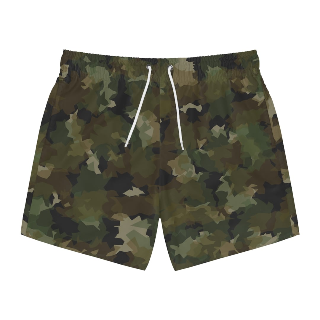 Camouflage Swim Trunks Military Camo Beachwear Summer Gift - Etsy