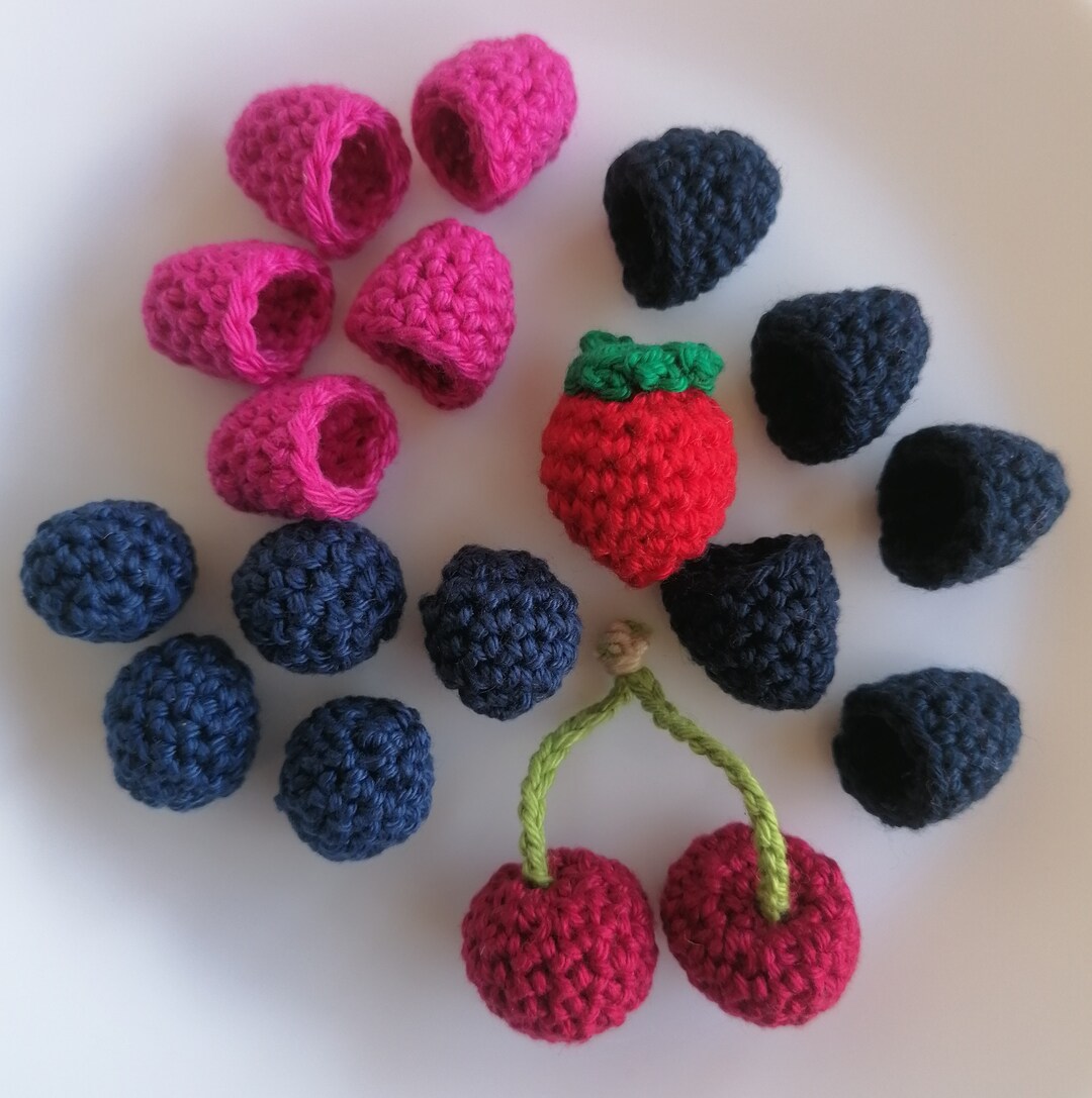 Crocheted Berries, From 10 Pieces - Etsy