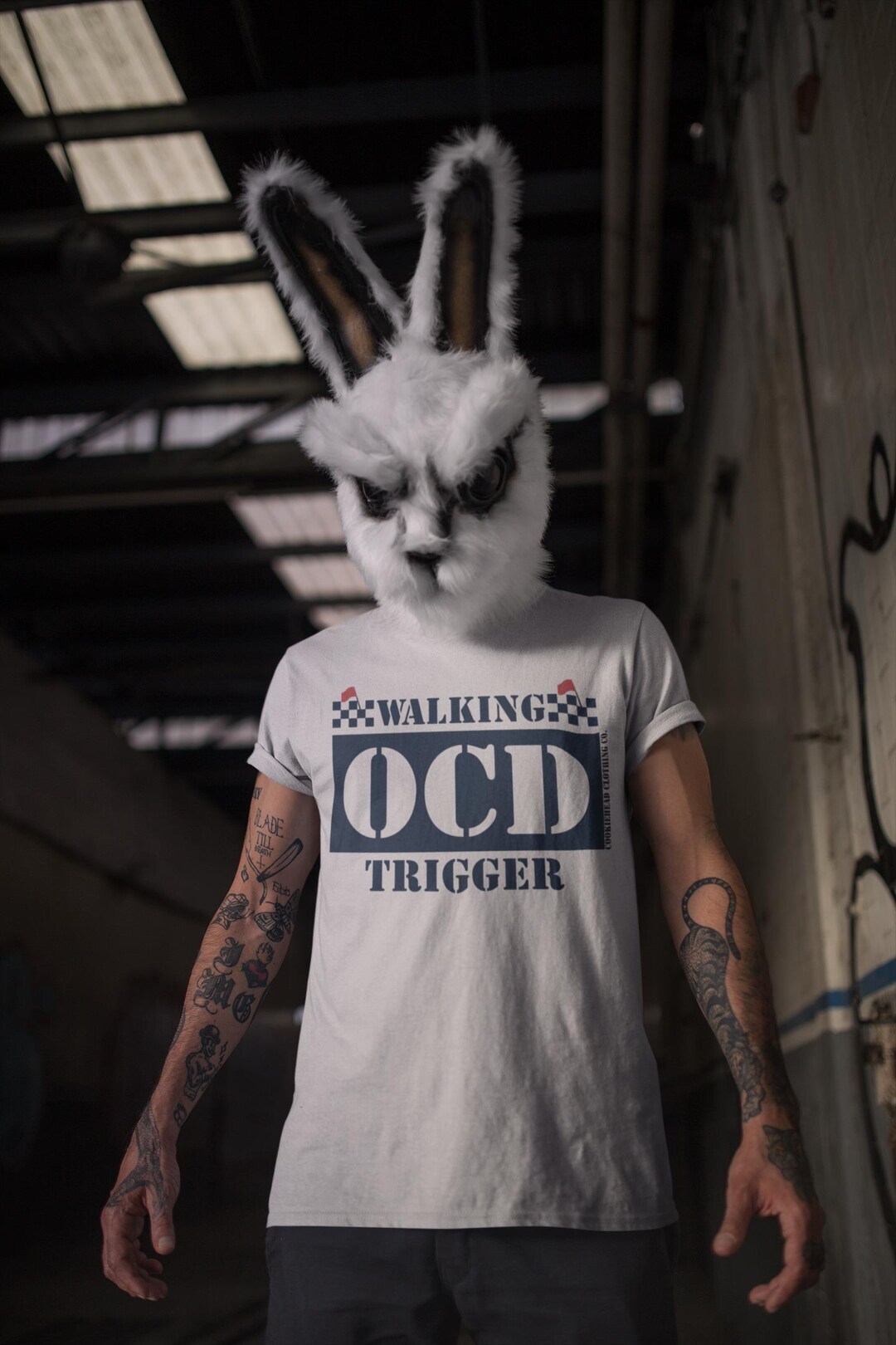 Humorous OCD Statement Tee, Fun Unisex Cotton Crew Shirt for Hipsters ...