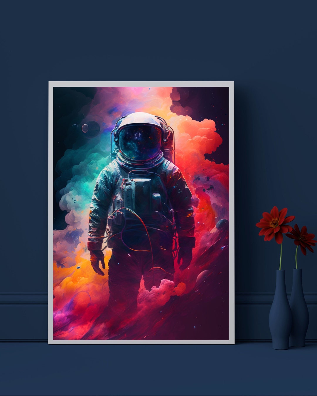 Astronaut in Space, Astronaut Poster, Space Poster, Gift for Him ...