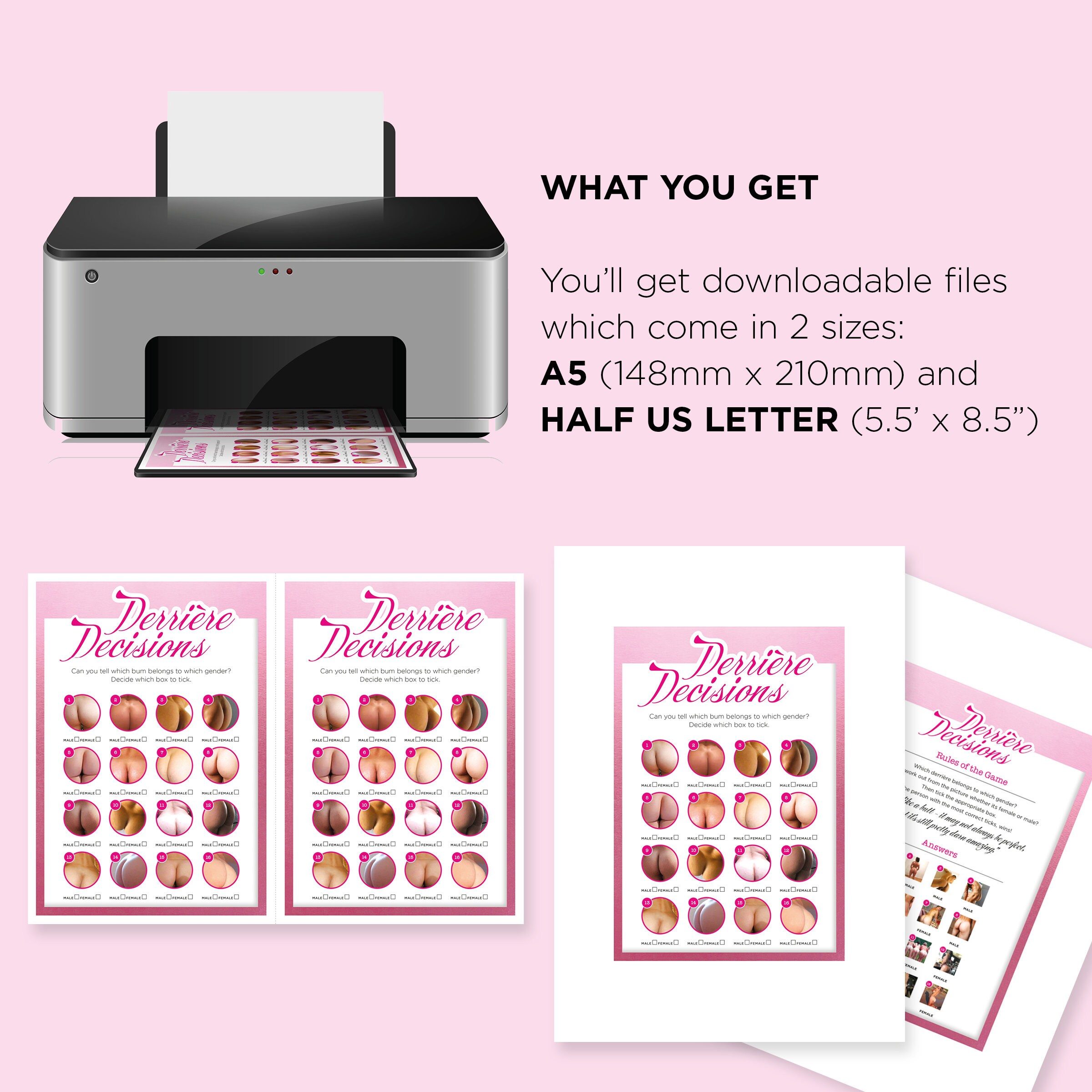Hen Party Games, Rude Instant Download PDF, Bachelorette Party Favors ...