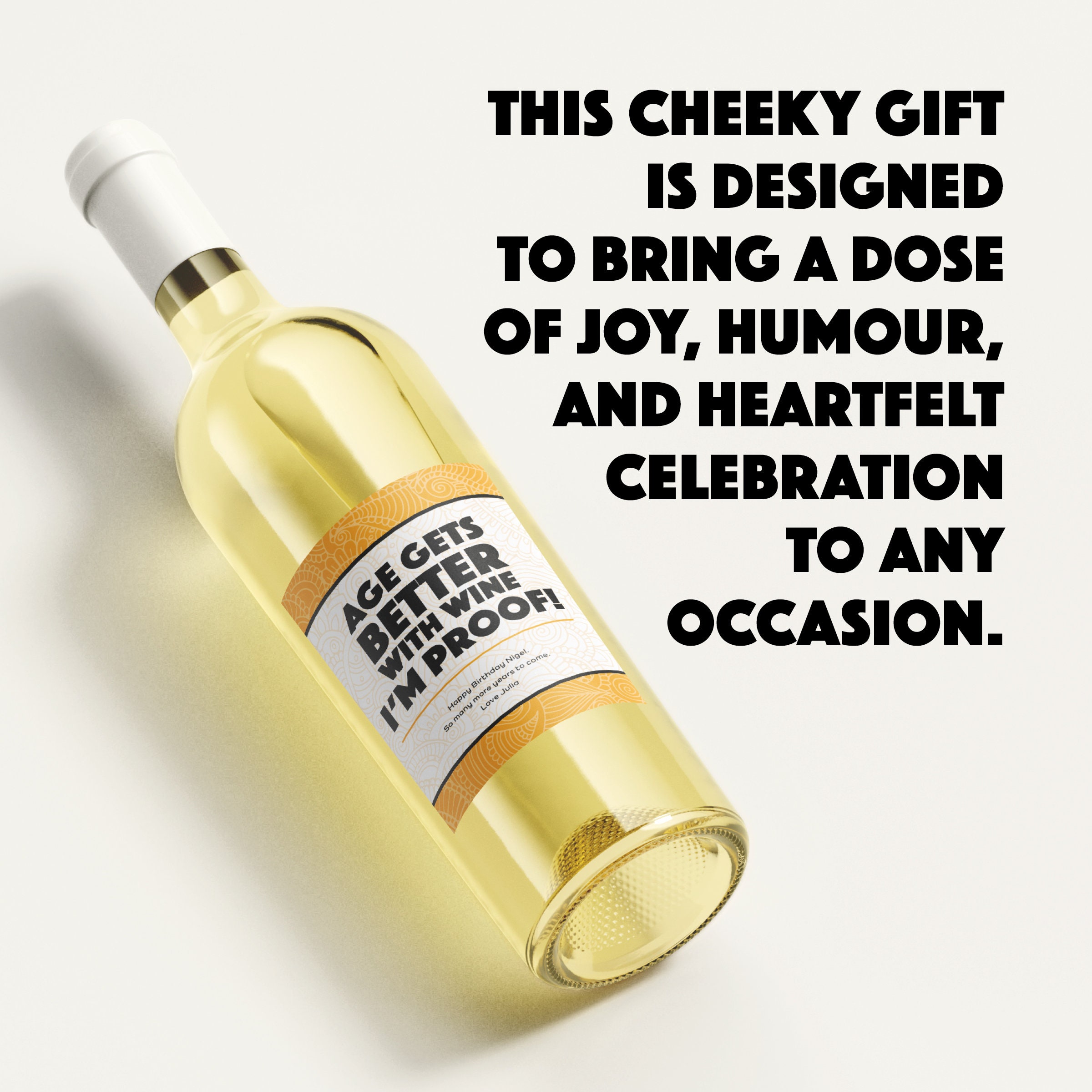 Funny Wine Label Hilarious Wine Bottle Sticker for Wine - Etsy