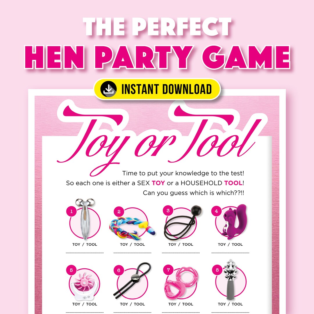 Hen Party Games, Rude Instant Download PDF, Bachelorette Party Favors ...