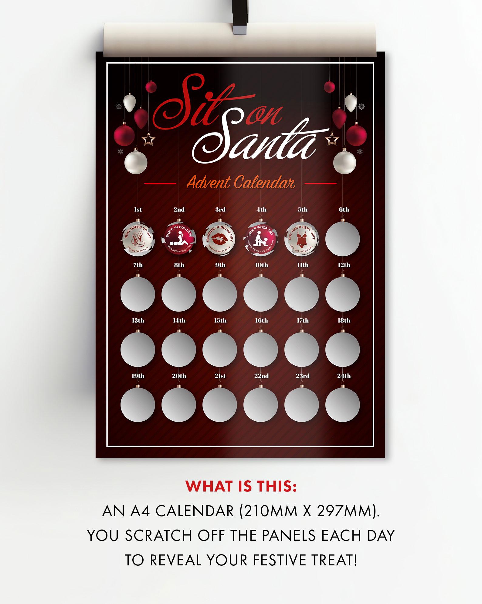 Naughty Scratch off Advent Calendar for Couples, Spice up Your ...