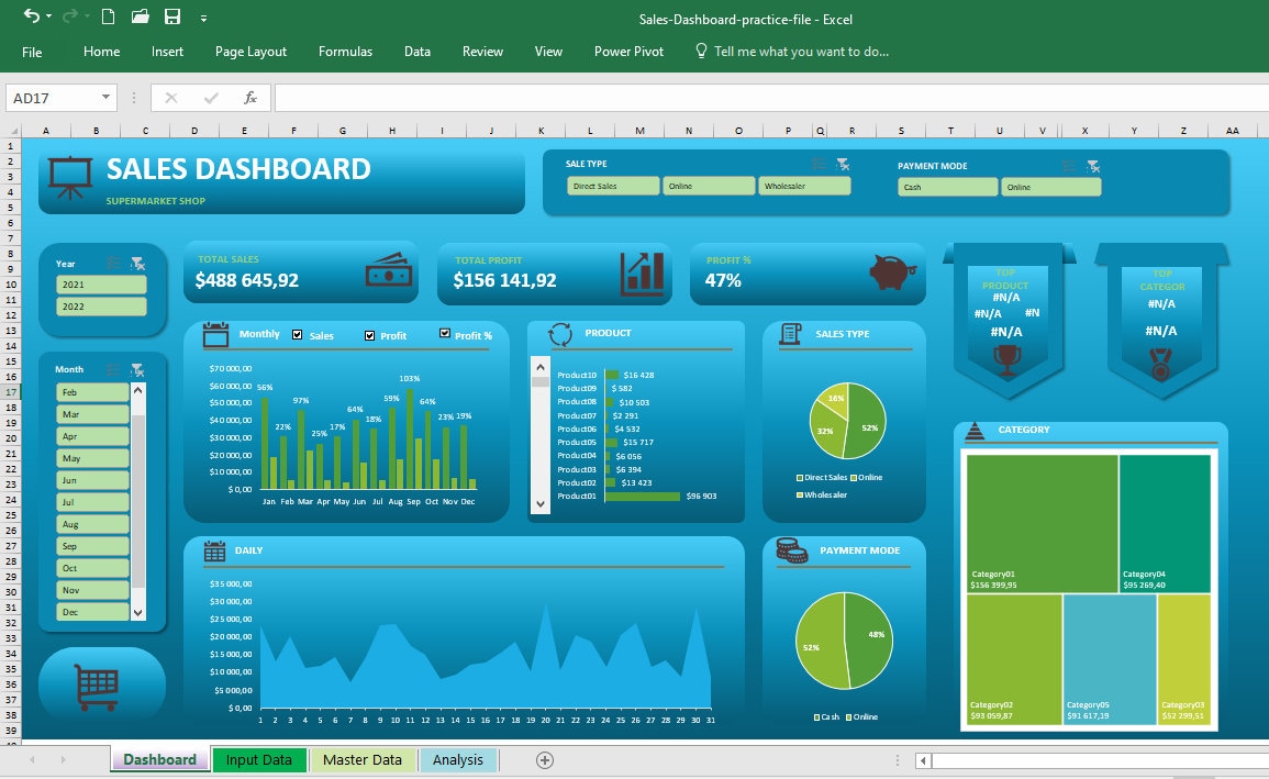 Smart Sales Tracker Excel Template for B2C Business Owners - Etsy