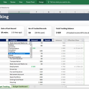 Personal Budget Planner: Excel Spreadsheet for Personal Finance ...