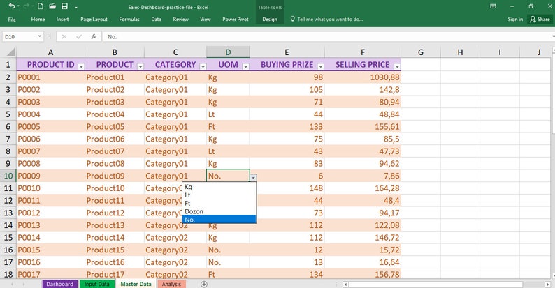 Smart Sales Tracker Excel Template for B2C Business Owners - Etsy
