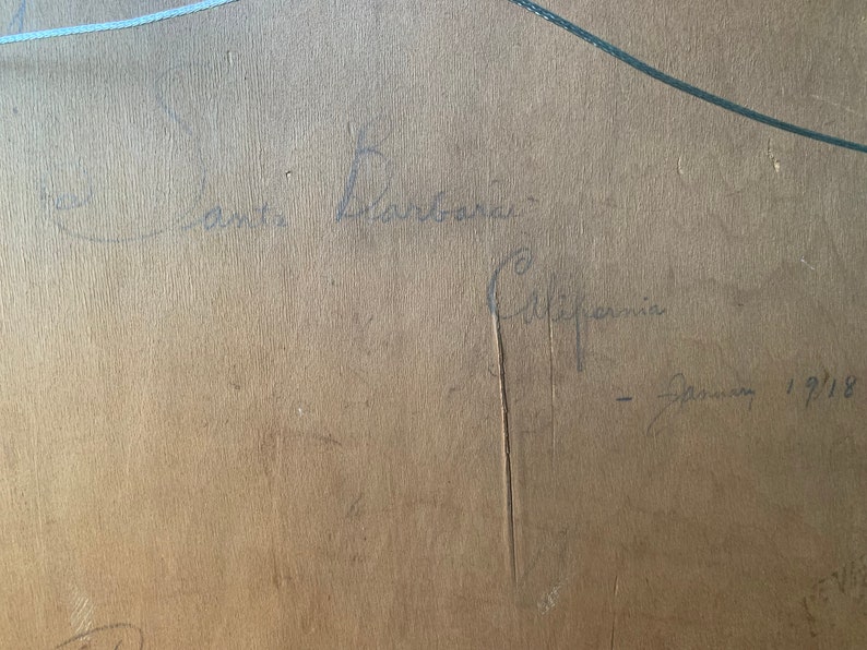 William Louis Otto Oil Painting 1918 - Etsy