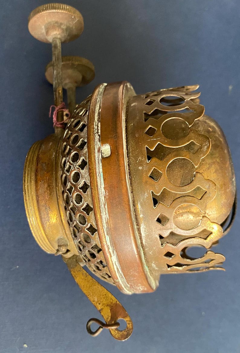 Antique E M & Co DUPLEX Brass Oil Kerosene Lamp Burner - Etsy UK