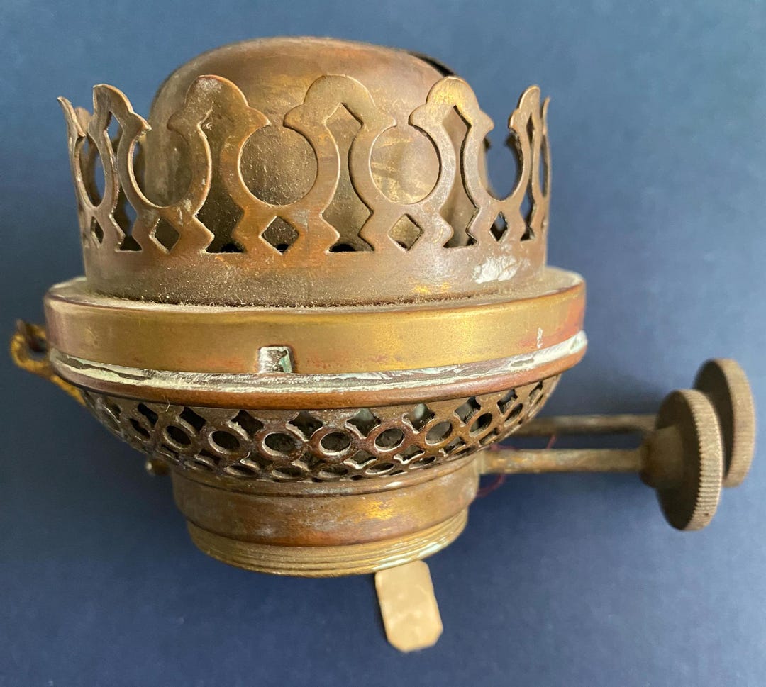 Antique E M & Co DUPLEX Brass Oil Kerosene Lamp Burner - Etsy