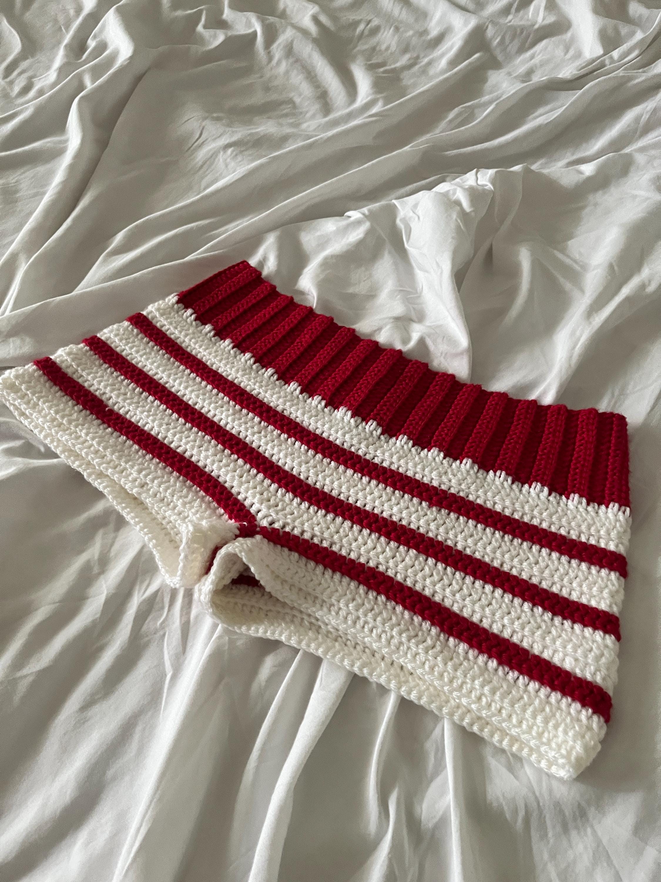 Striped Micro Shorts Crochet Pattern With Accent Color - Etsy