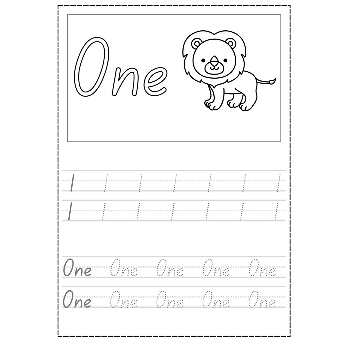 Tracing Numbers 1-10 Practice Writing Numbers 1-10 Printable Tracing ...