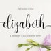 Sofia Font Bundle Script Font Font With Hearts Font With Tails Heart Font Wedding Font Cursive ...
