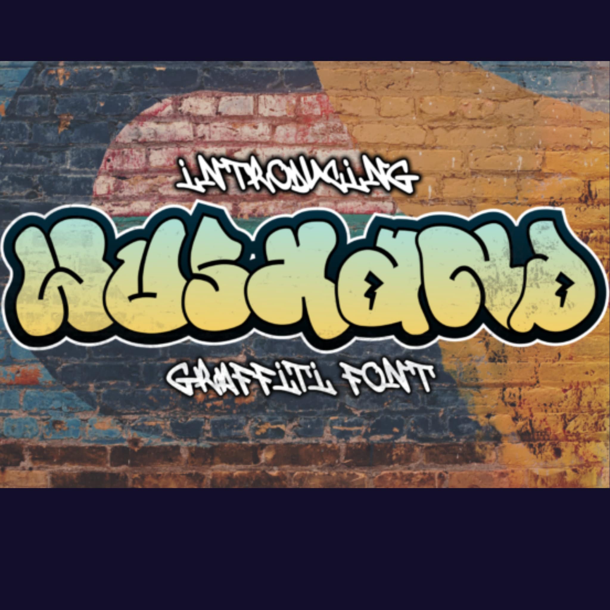 GRAFFITI FONT BUNDLE, Urban Font, Street Font, Tagging Font, Airbrush ...