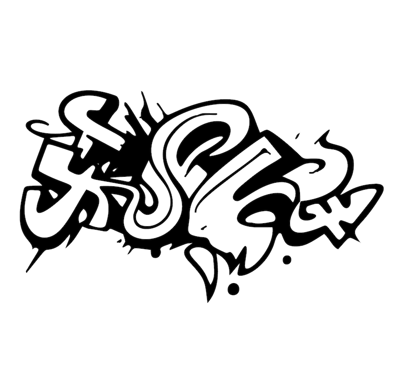 Graffiti Tags Bundle| 29 Graffiti Svg Png| Graffiti Letters| Airbrush ...