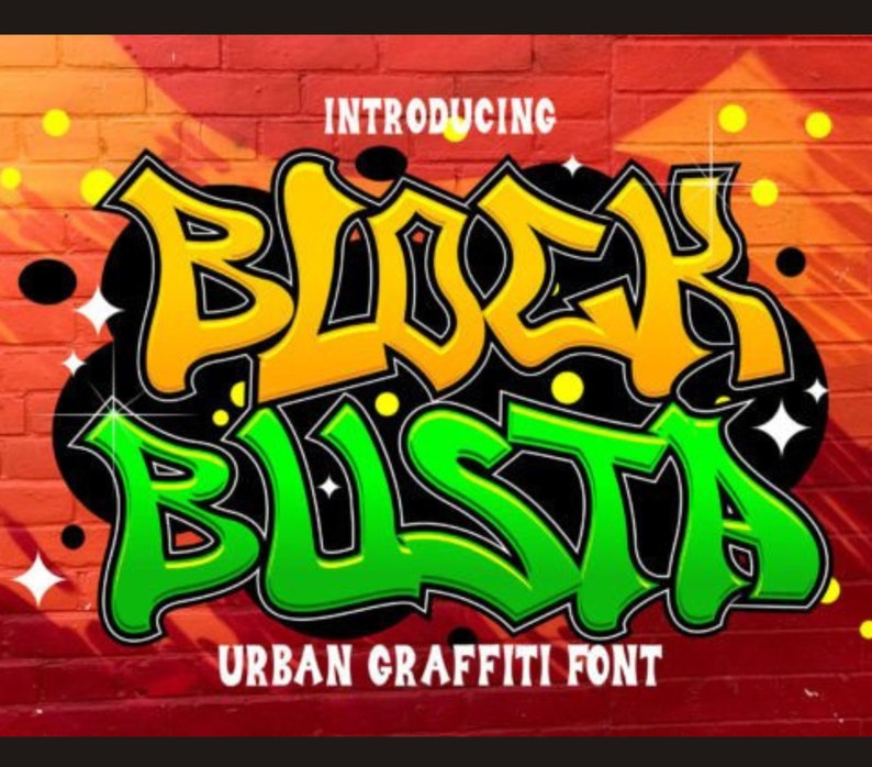Graffiti Font Bundle| Urban Font|street Style Font | Tagging Font |hip ...