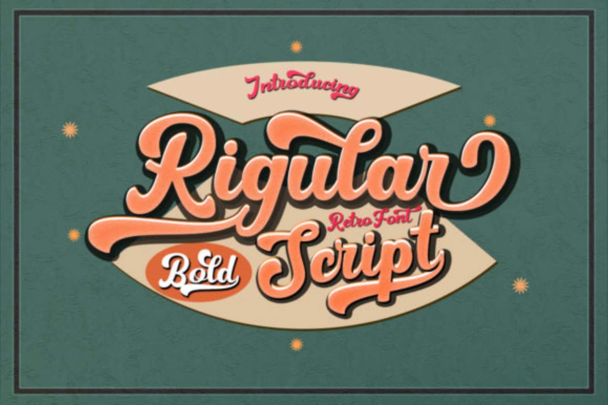 Retro Font Bundle90s, 80s, 70s, 60s Font Font Bundle cricut Font ...