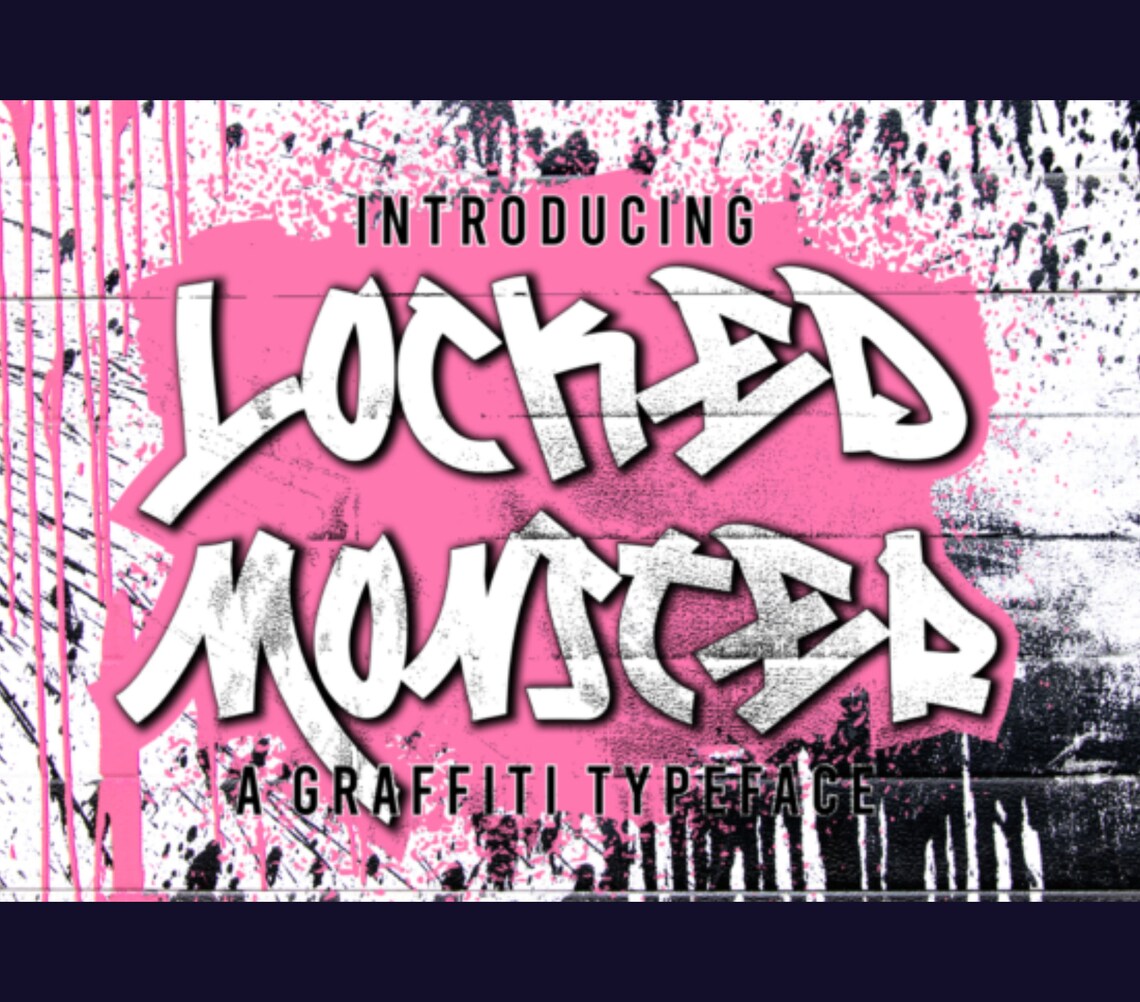 Graffiti Font Bundle + Free Bonus|graffiti Font Bundle|urban Font ...