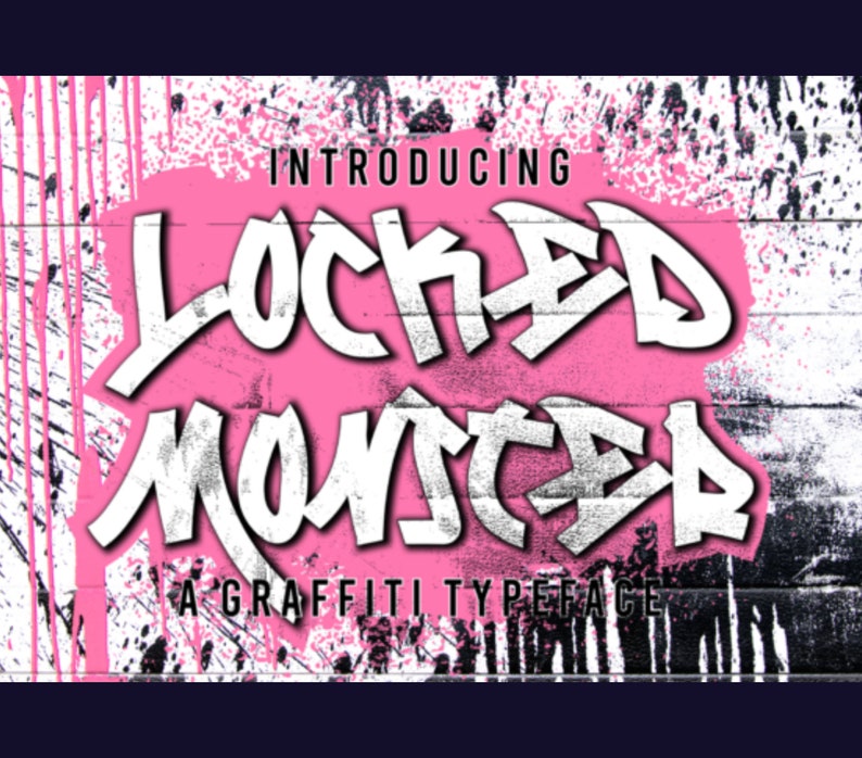 Graffiti Font Bundle|urban Font|street Style Font|tagging Font |HIP Hop ...