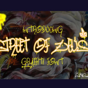 Graffiti Font Bundle + Free Bonus|graffiti Font Bundle|urban Font ...