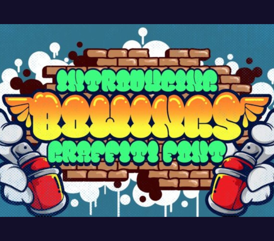 Graffiti Font Bundle| Urban Font|street Style Font | Tagging Font |hip ...