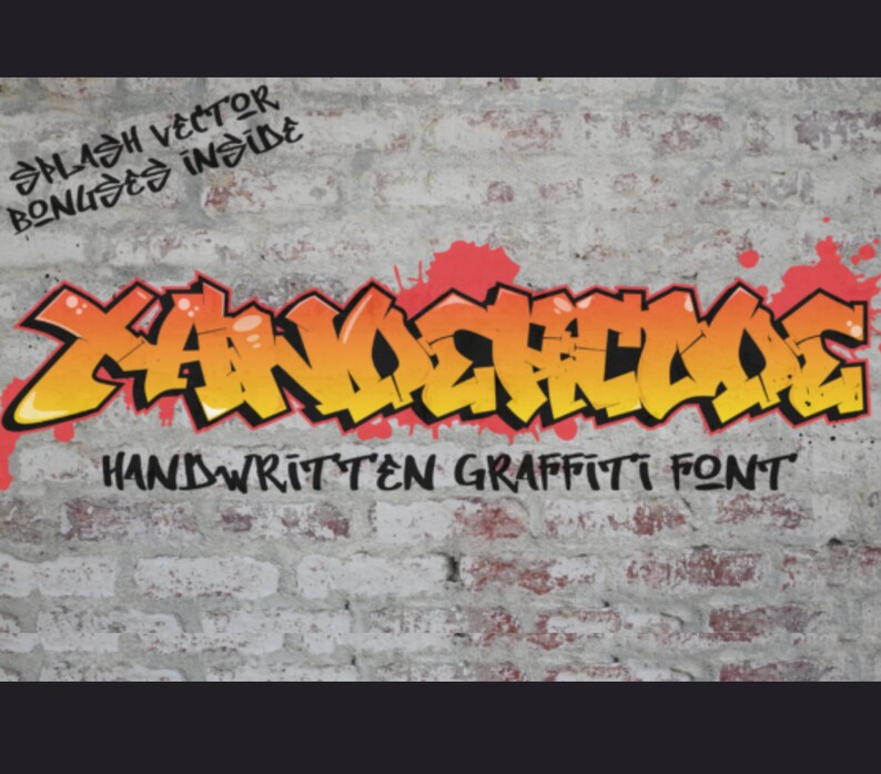 Graffiti Font Bundle| Urban Font|street Style Font | Tagging Font |hip ...