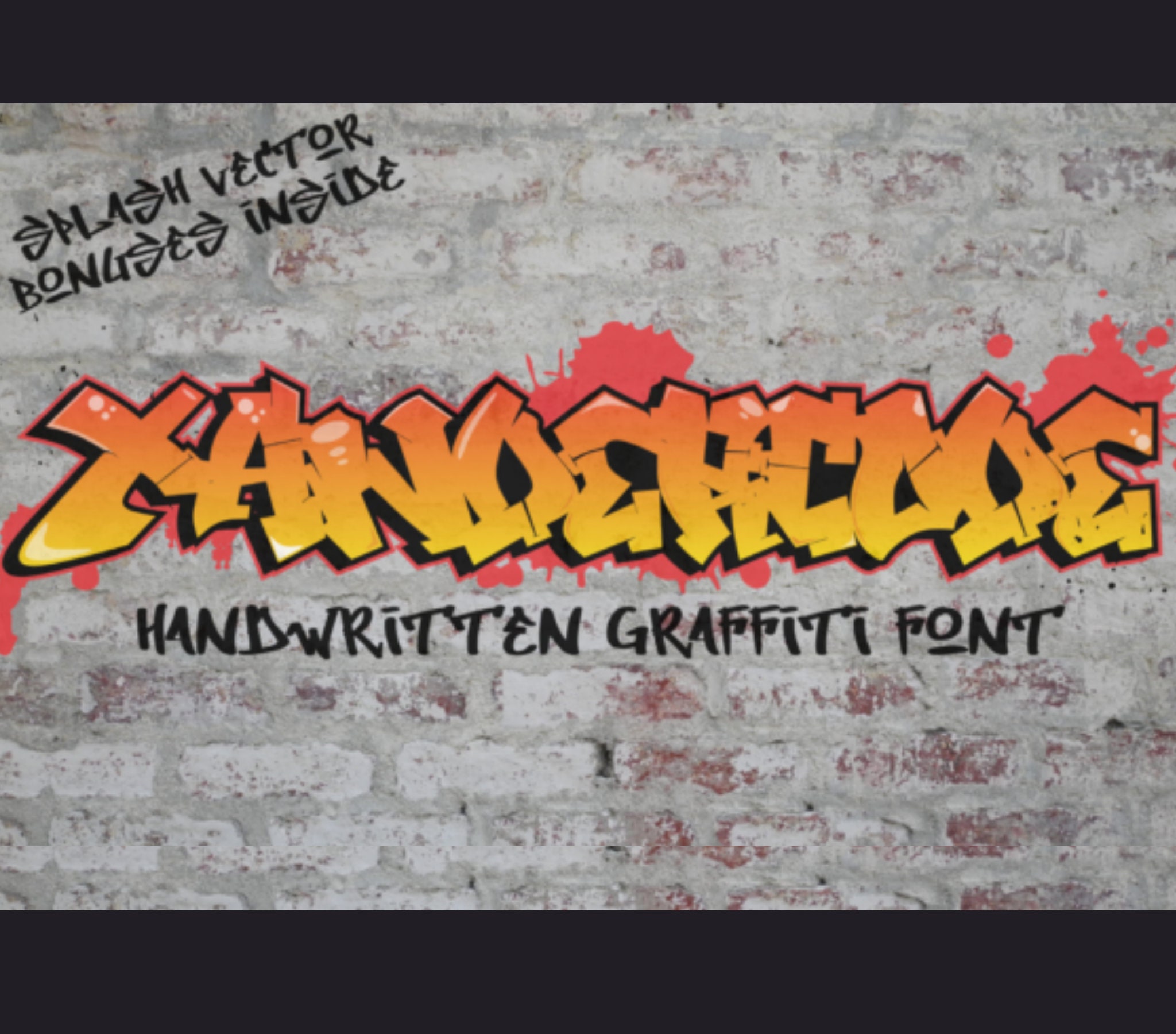 Graffiti Font Bundle| Urban Font|street Style Font | Tagging Font |hip ...