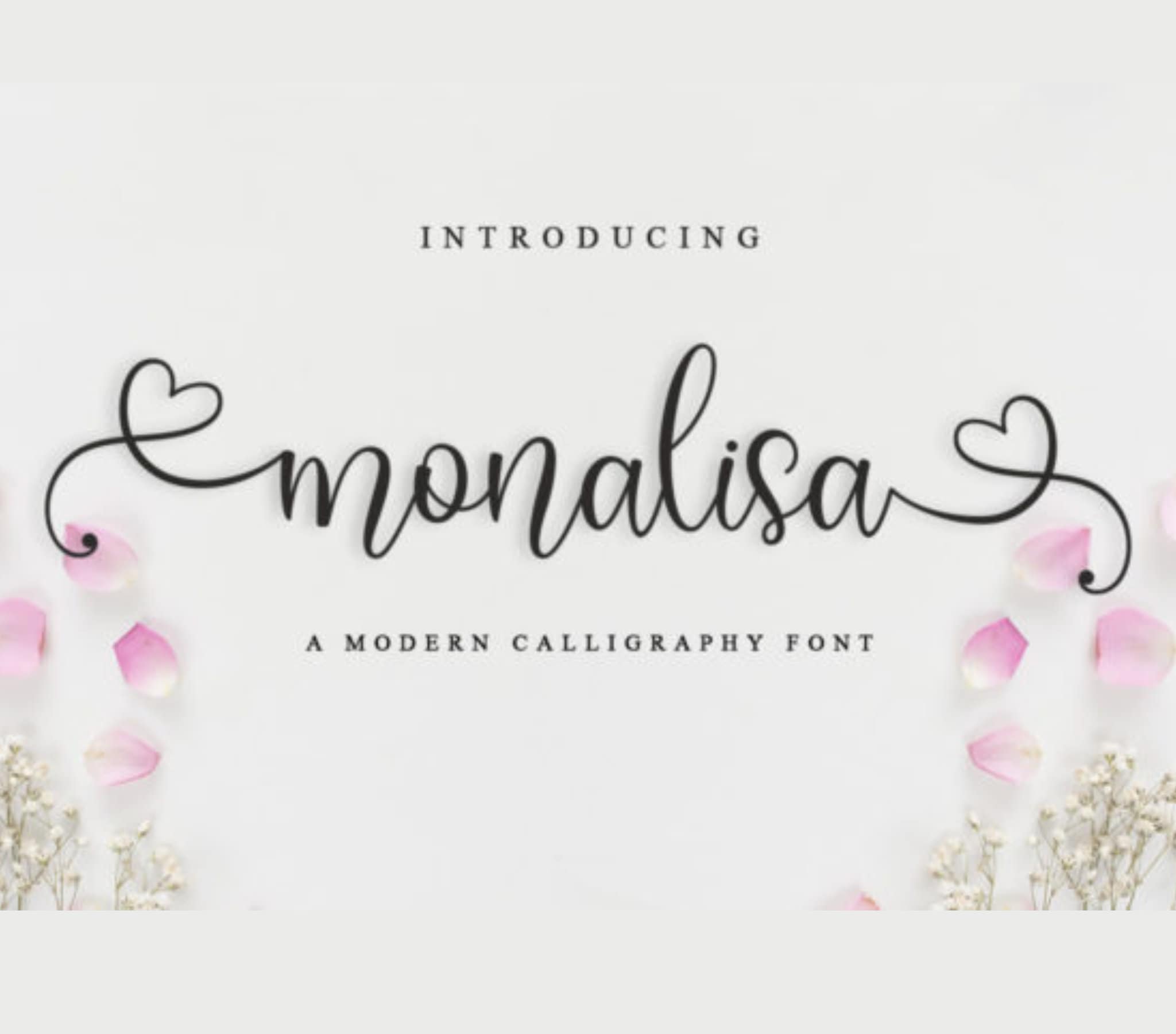 Swashes Font Bundle Font With Hearts Font With Tails Heart Font Wedding ...