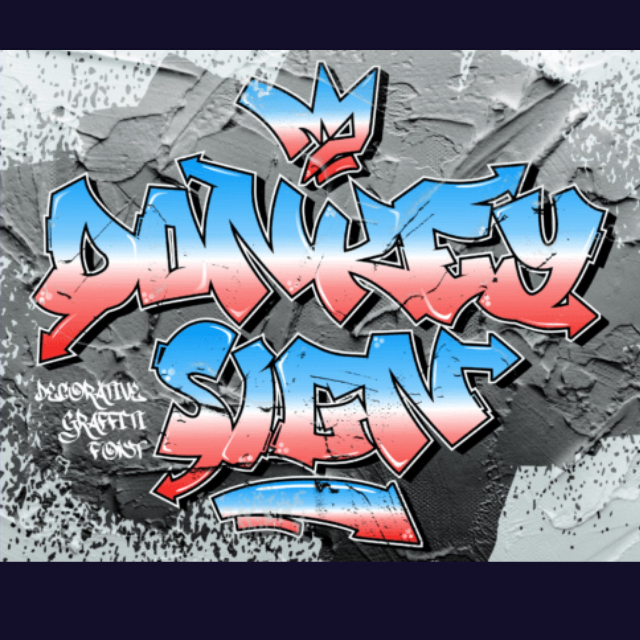 GRAFFITI FONT BUNDLE, Urban Font, Street Font, Tagging Font, Airbrush ...