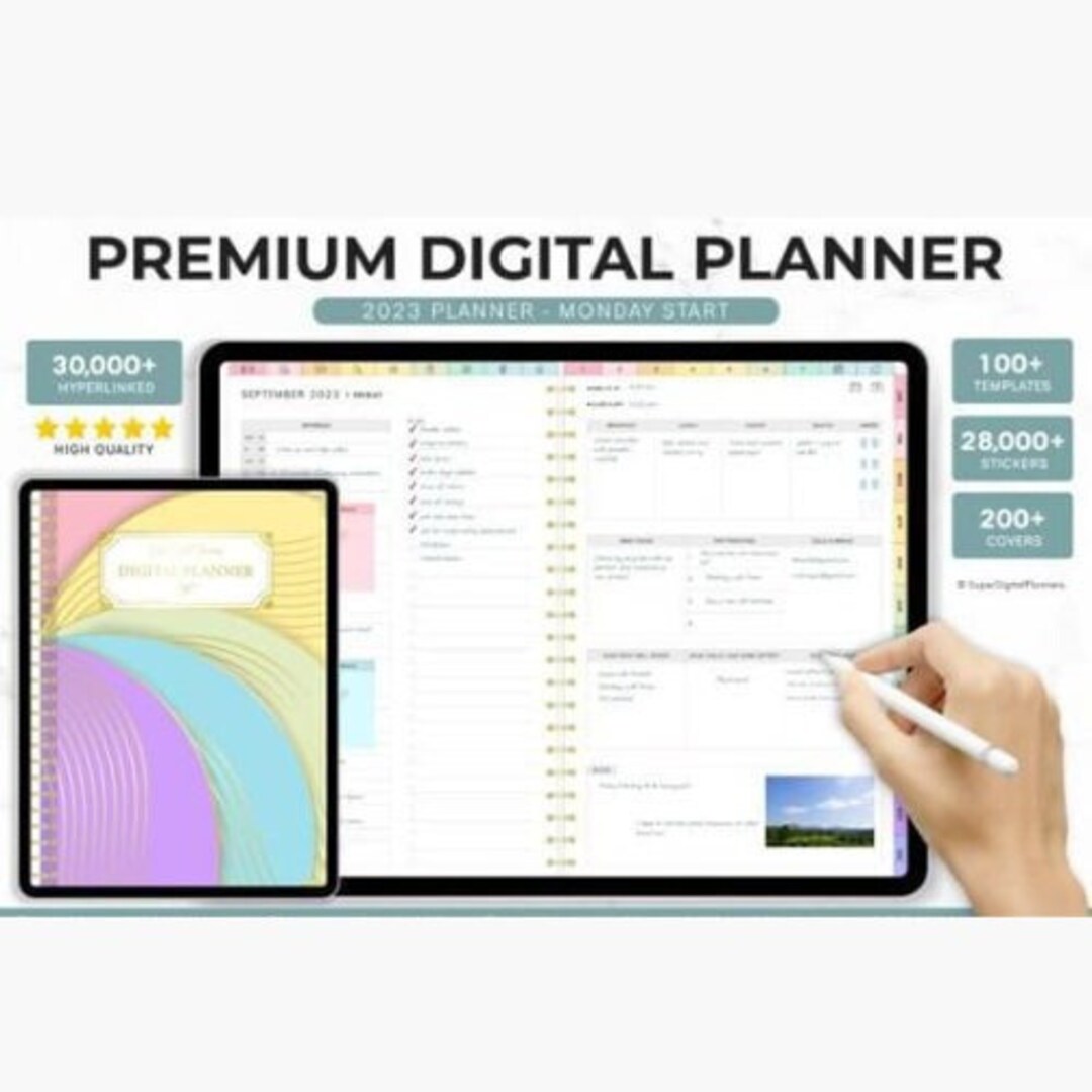 Digital Planner Productivity Planner iPad Planner Hyperlinked Planner ...