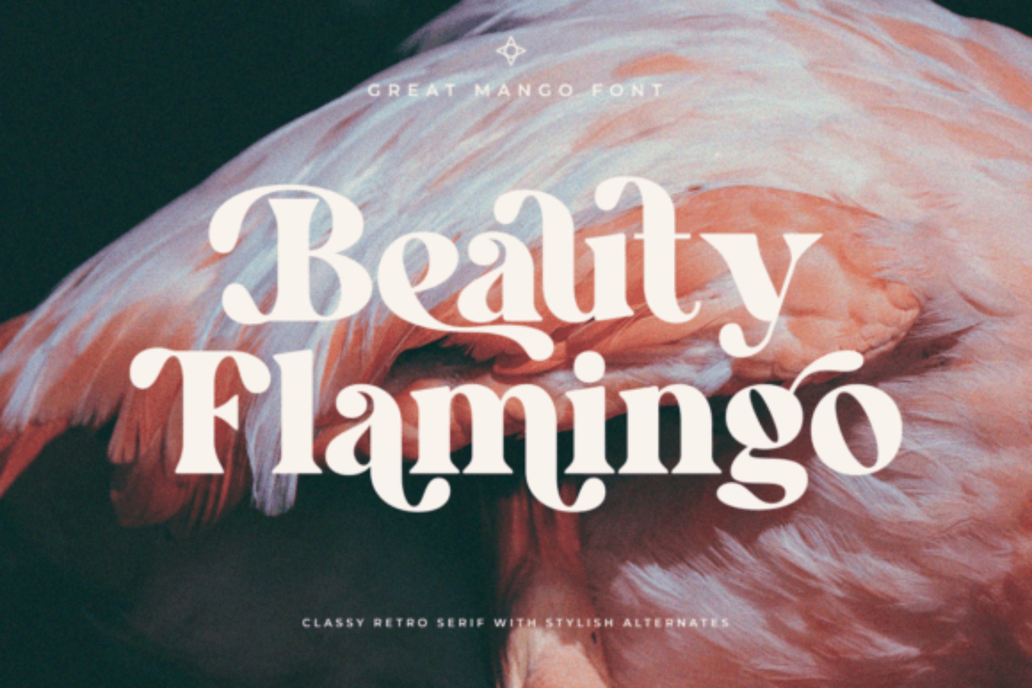 Great Mango Font Retro Serif Font Groovy Font 60s 70s Font elegant ...