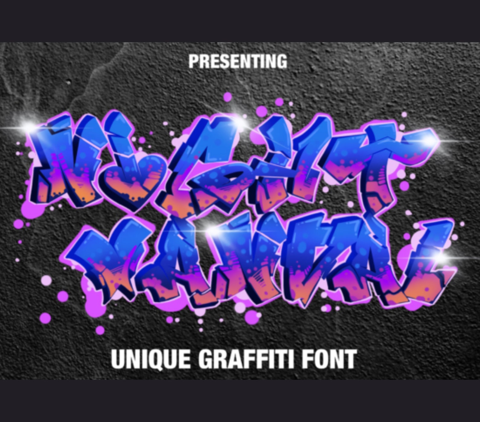 Graffiti Font Bundle Urban Font Street Style Font tagging Font hip Hop ...