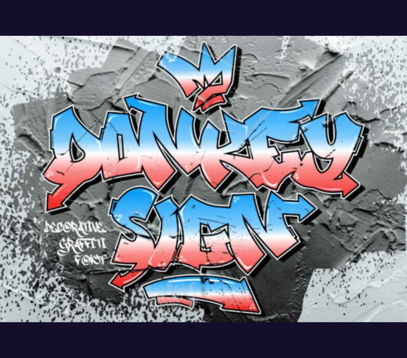 Graffiti Font Bundle|urban Font|street Style Font|tagging Font |HIP Hop ...