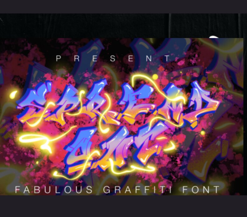 Graffiti Font Bundle| Urban Font|street Style Font | Tagging Font |hip ...