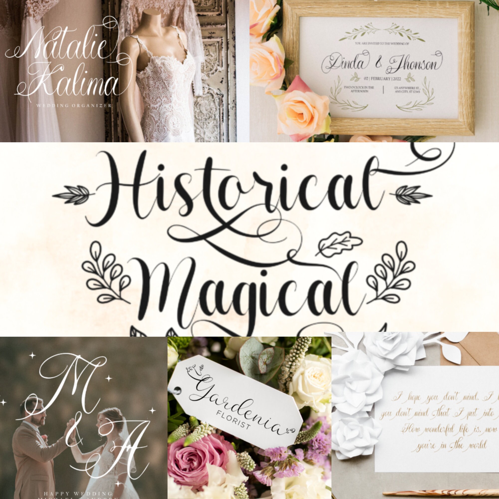 Handlettered Font Bundle - Font Bundle, Handwritten Font, Calligraphy ...