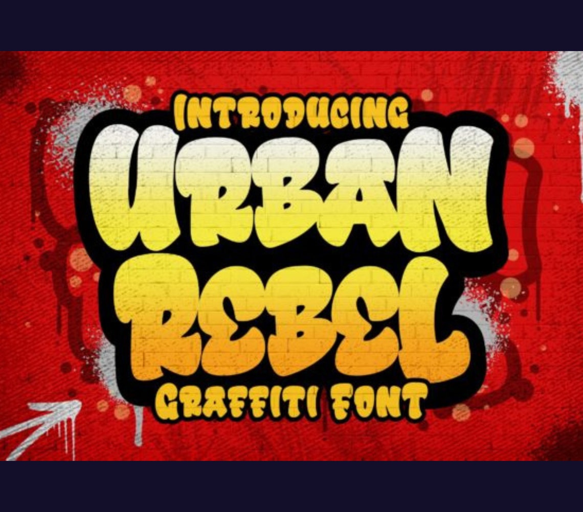 Graffiti Font Bundle| Urban Font|street Style Font | Tagging Font |hip ...