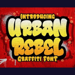 Graffiti Font Bundle| Urban Font|street Style Font | Tagging Font |hip ...